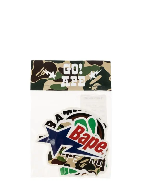 A BATHING APE Sticker Set - Multi