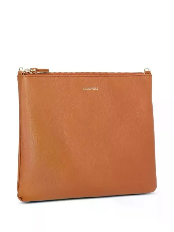 COCCINELLE Grained Leather Clutch
