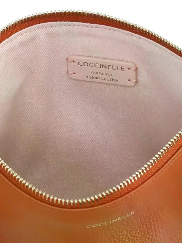 COCCINELLE Grained Leather Clutch