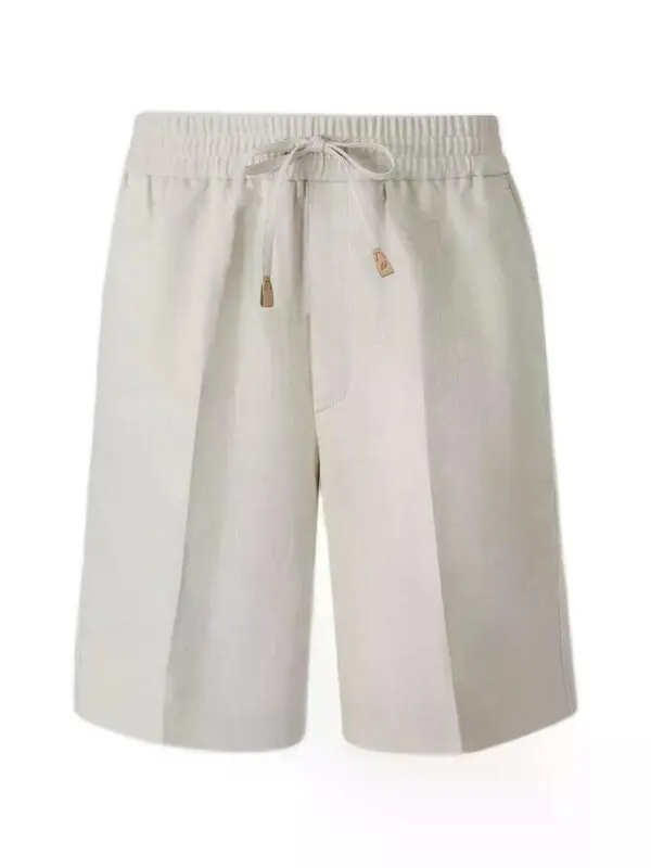 Brioni Drawstring Shorts - Neutrals