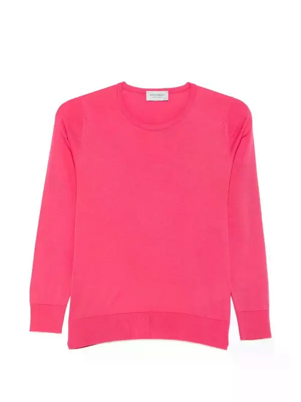 John Smedley Evonne Fine-knit Sweater - Pink