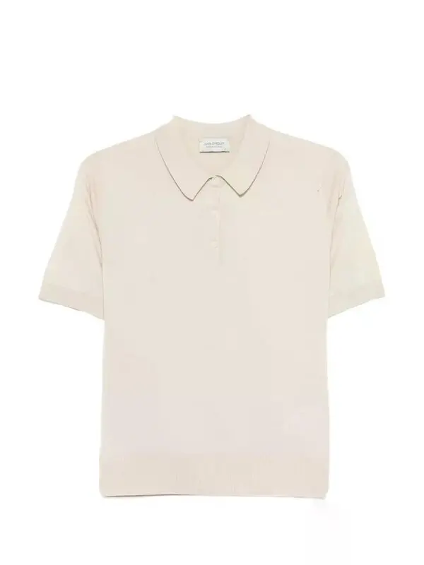John Smedley Jill Short-sleeve Polo Top