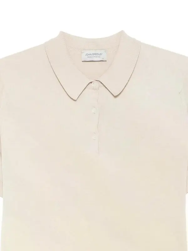 John Smedley Jill Short-sleeve Polo Top