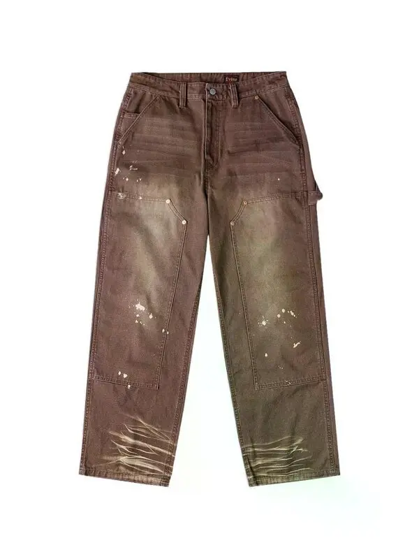 EVISU Distressed Daicock Jeans