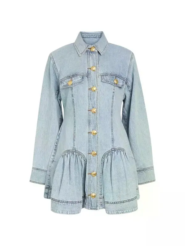 Aje Noa Denim Mini Dress