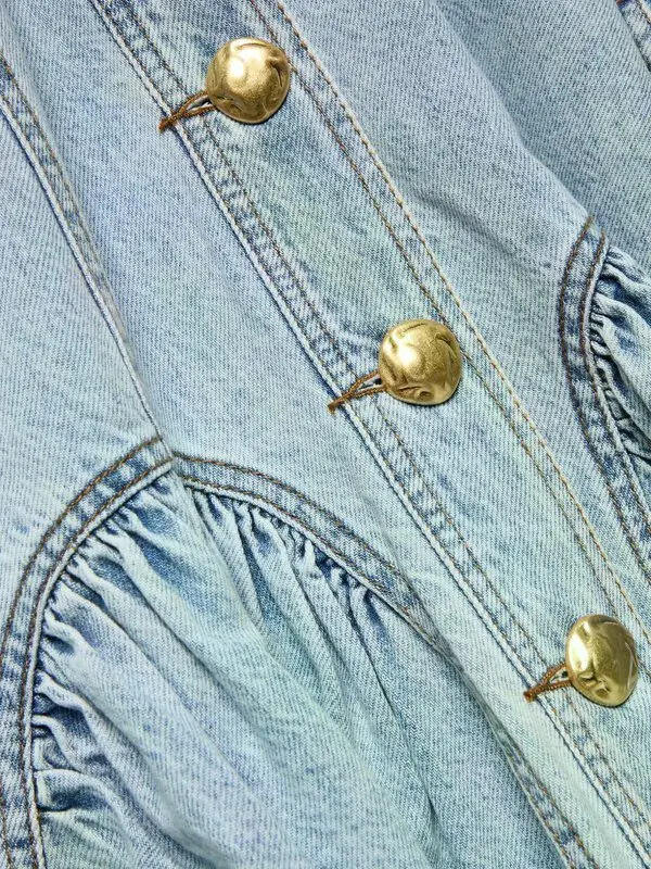 Aje Noa Denim Mini Dress