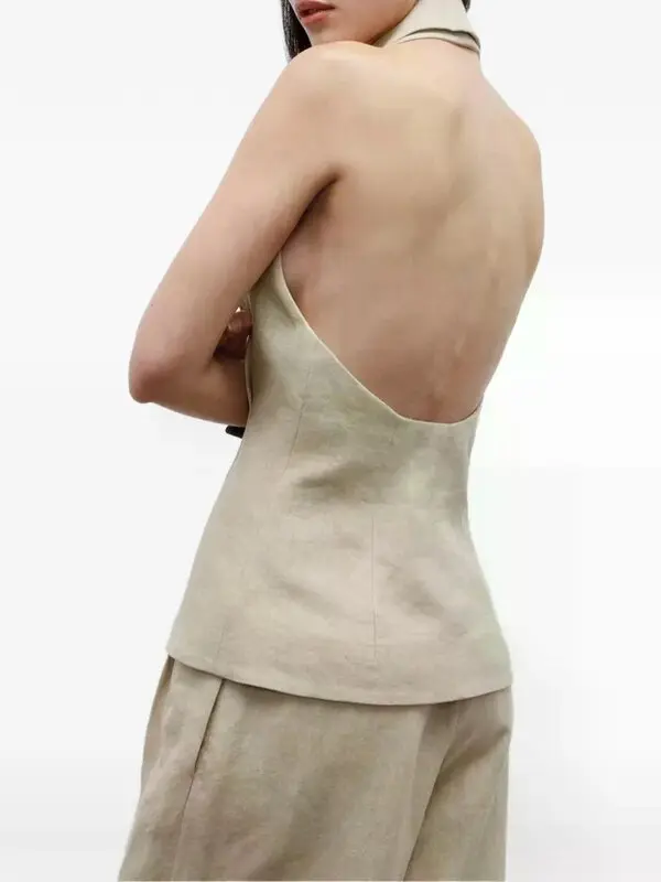 TWP Kaitlyn Halterneck Vest