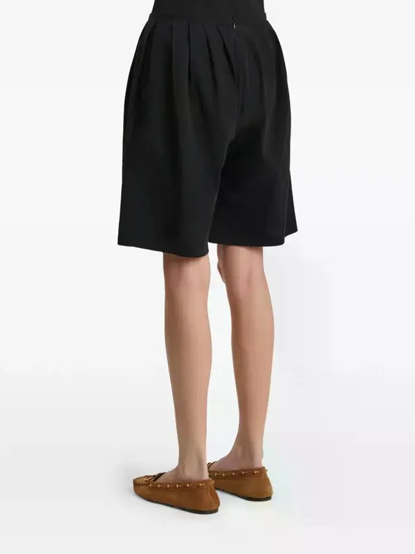Khaite Cotton Shorts - Black