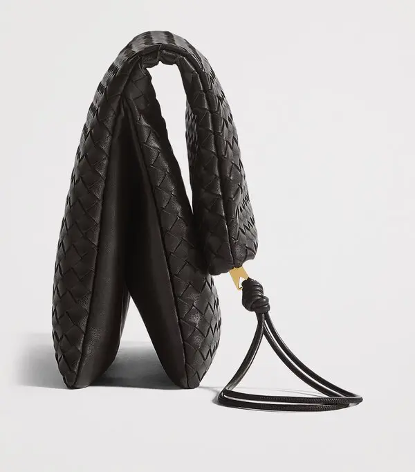 Bottega Veneta Leather Giornale Pouch - Brown
