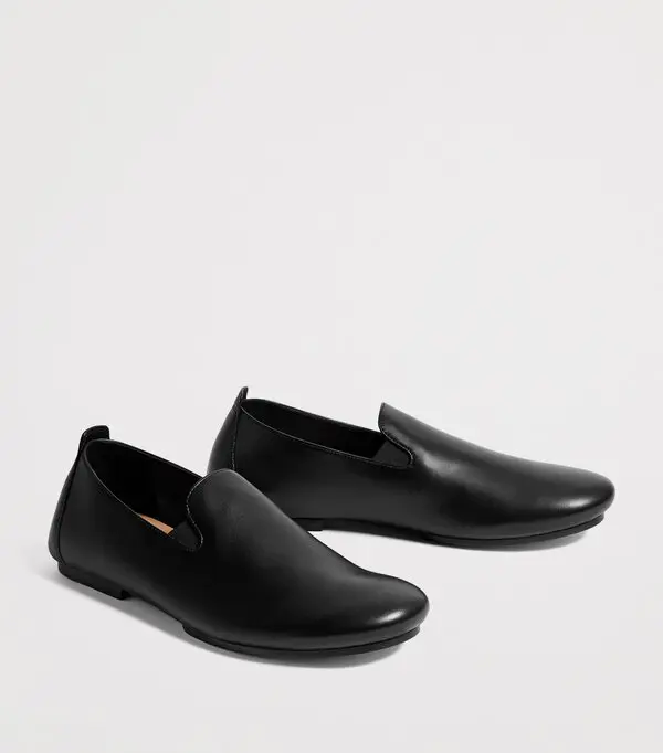 Bottega Veneta Lambskin Rocco Slippers - Black