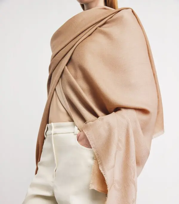 Agnona Cashmere-silk Cape Poncho