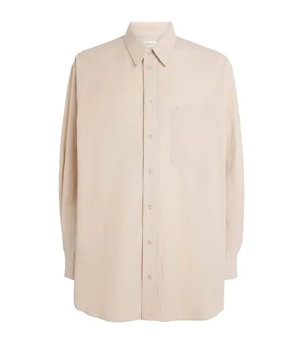 LEMAIRE Cotton Double-pocket Shirt - Beige