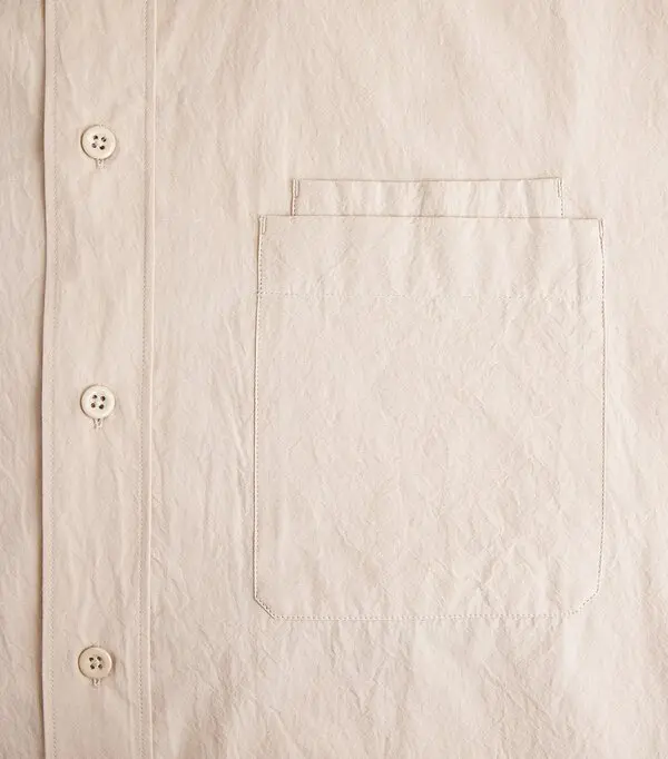LEMAIRE Cotton Double-pocket Shirt - Beige