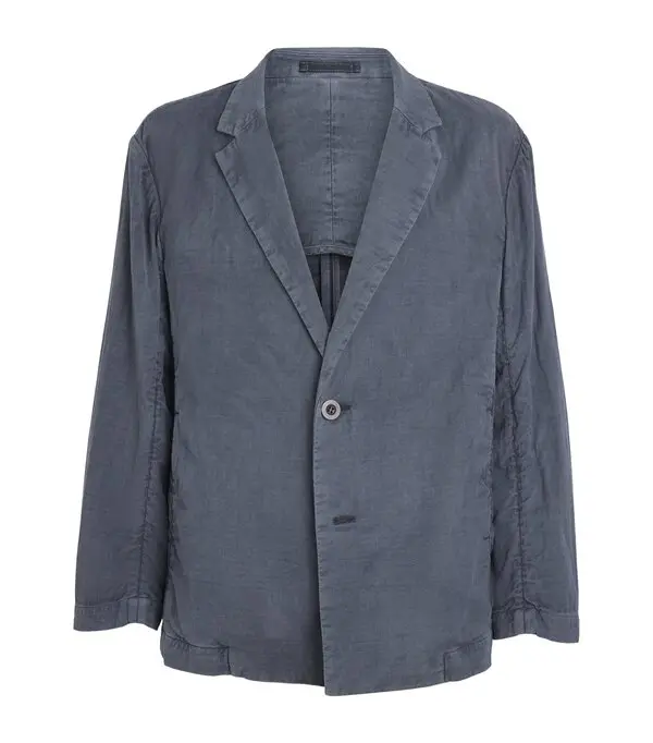 Issey Miyake Cotton Pigment-dyed Blazer - Grey