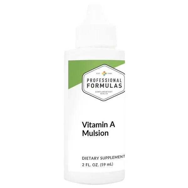 PROFESSIONAL FORMULAS Vitamin A Mulsion 59 Milliliters - One-color