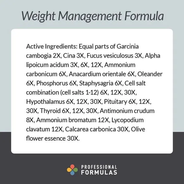 Professional Formulas Weight Management Formula 59 Milliliters