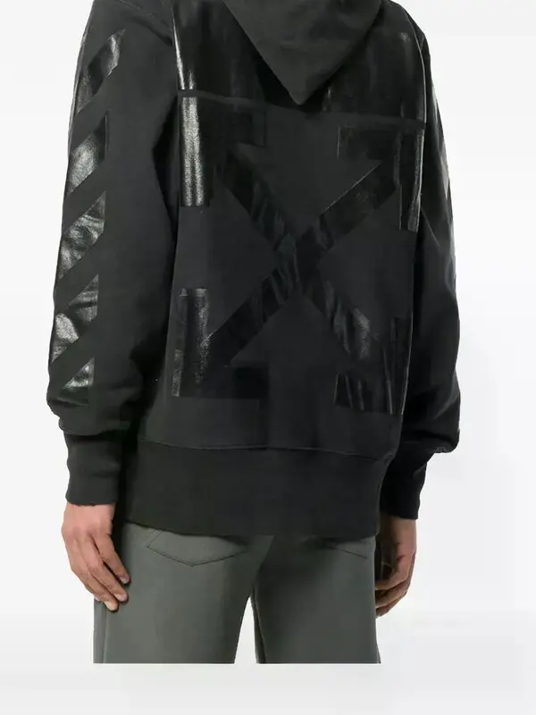 Off-White X Champion Embroidered Logo Hoodie