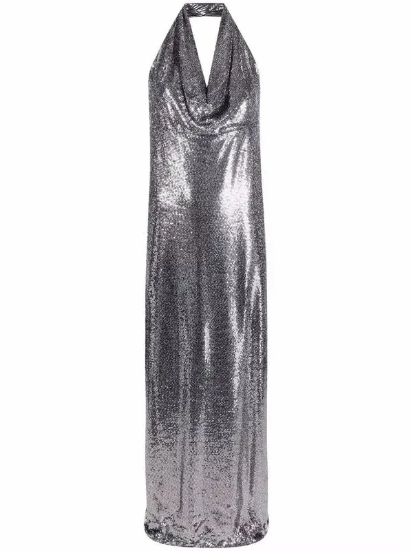 BLANCA VITA Sequin Long Gown