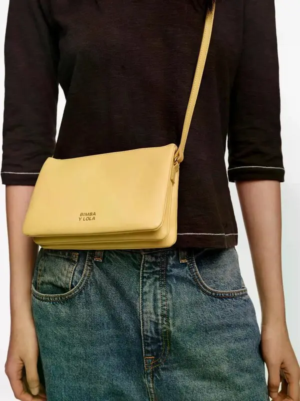 Bimba Y Lola Mini Leather Clutch Bag