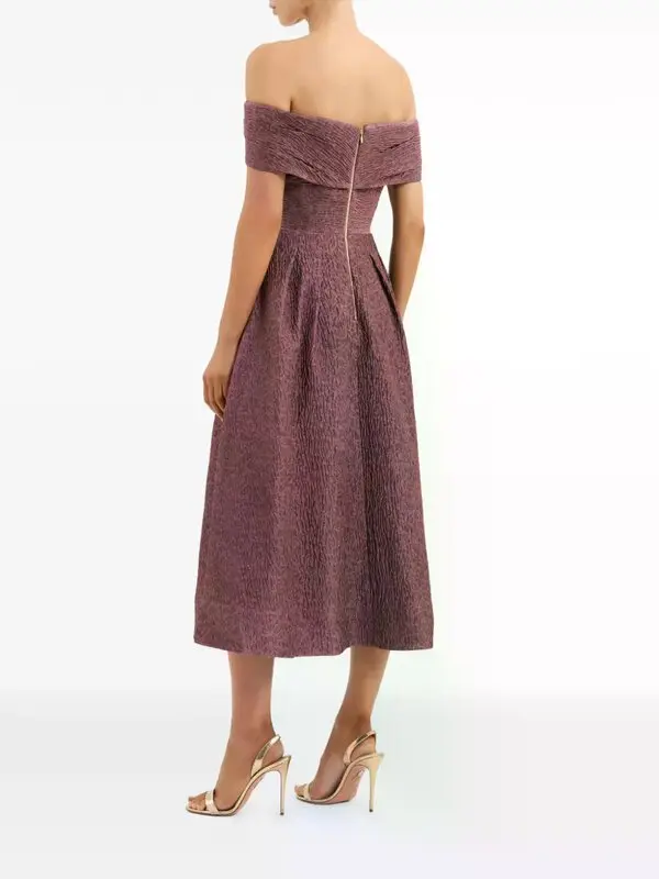 Rebecca Vallance Adalin Off-shoulder Midi Dress