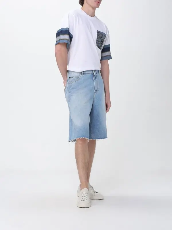 Dolce & Gabbana Cotton Denim Shorts