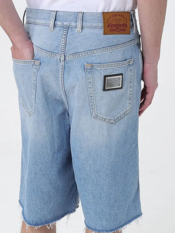 Dolce & Gabbana Cotton Denim Shorts