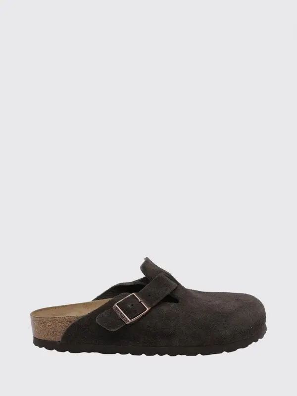 BIRKENSTOCK Flat Slip-on Clogs - Brown