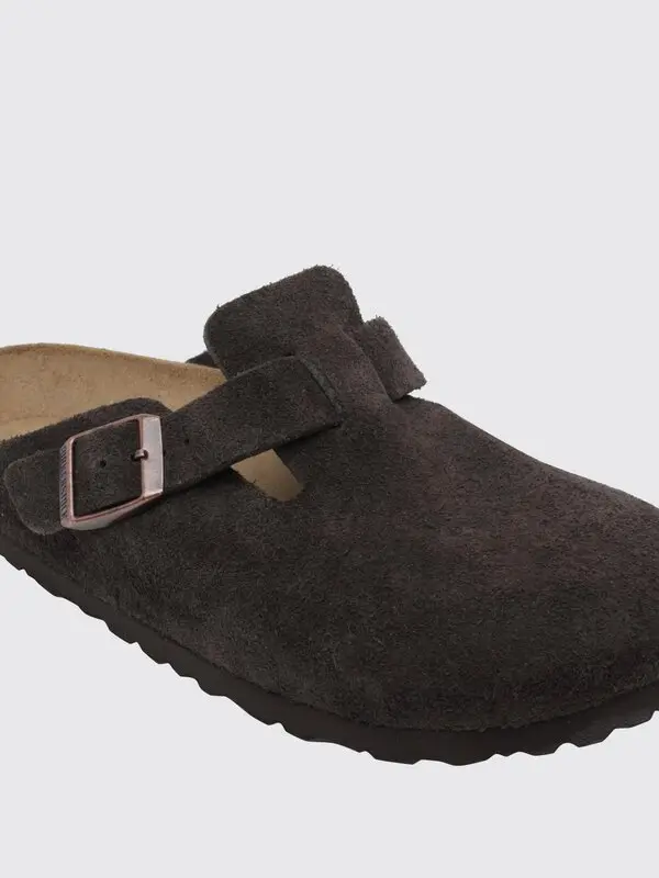 BIRKENSTOCK Flat Slip-on Clogs - Brown