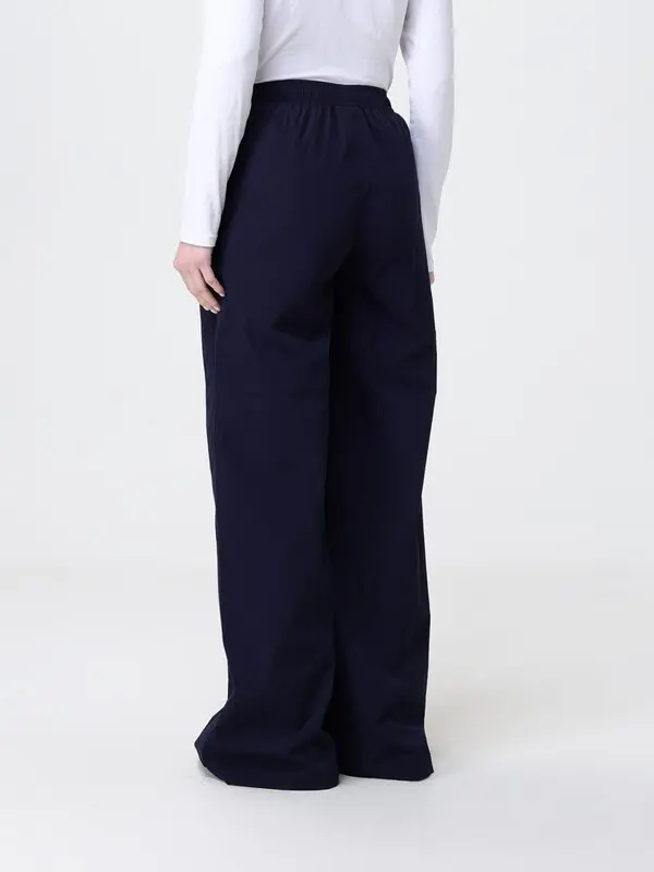 SAVE THE DUCK Technical Fabric Palazzo Trousers - Blue