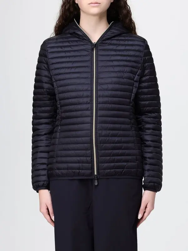 SAVE THE DUCK Alexa Hooded Quilted Down Jacket - Black