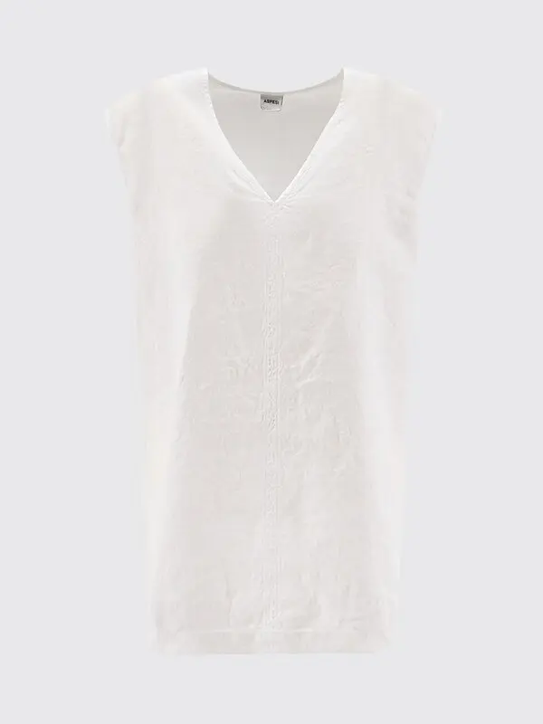 Aspesi V-neck Linen Top