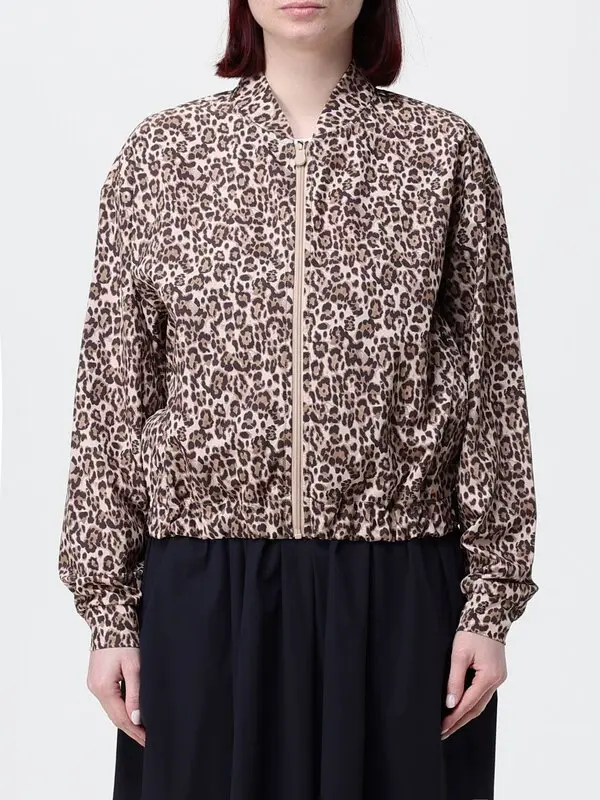 SAVE THE DUCK Alana Animal Print Bomber Jacket