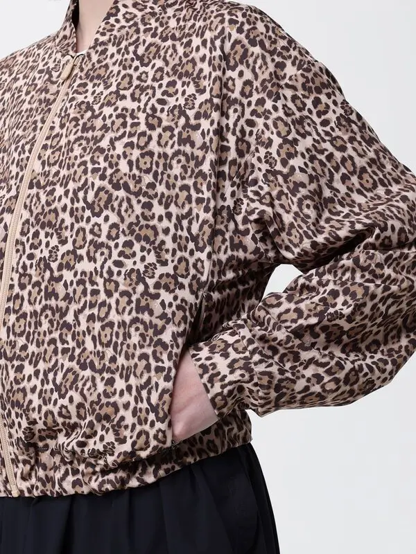 SAVE THE DUCK Alana Animal Print Bomber Jacket