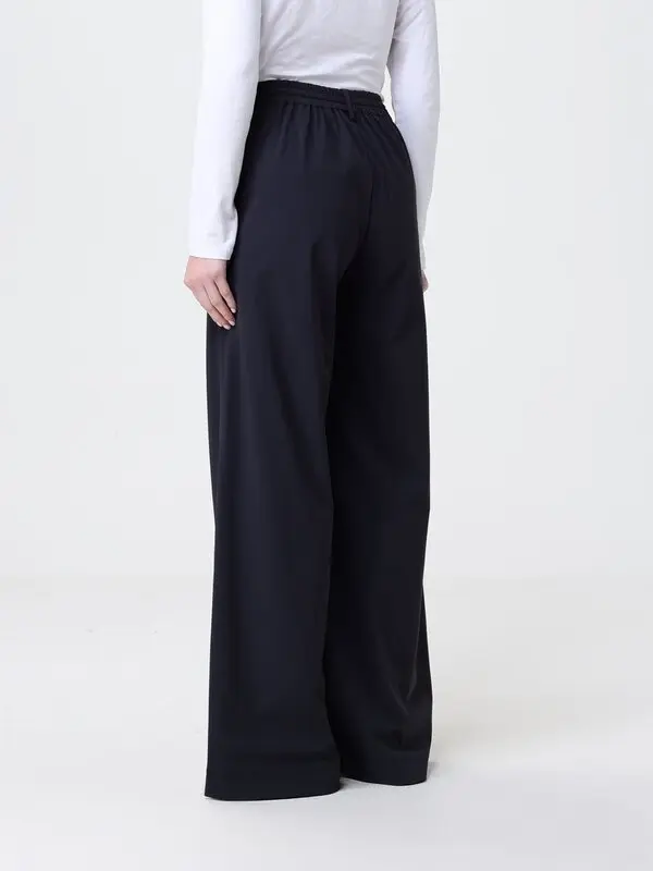 SAVE THE DUCK Stretch Technical Fabric Palazzo Trousers - Blue