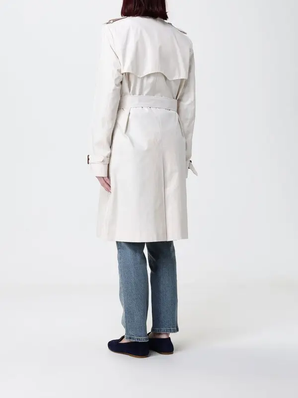 Ralph Lauren Double-breasted Cotton Blend Trench Coat - Coffee