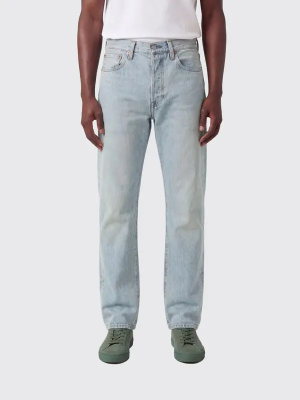 LEVI'S Light Wash Straight Leg Jeans - Blue