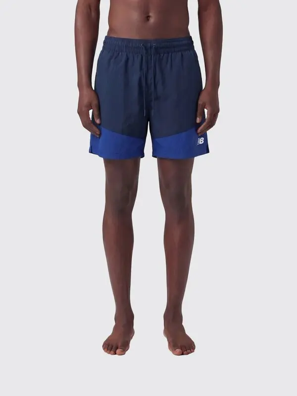 NEW BALANCE Color Blocked Drawstring Shorts