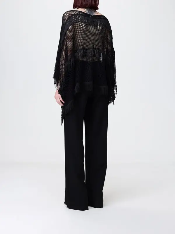 Liu Jo Fringe Knit Poncho