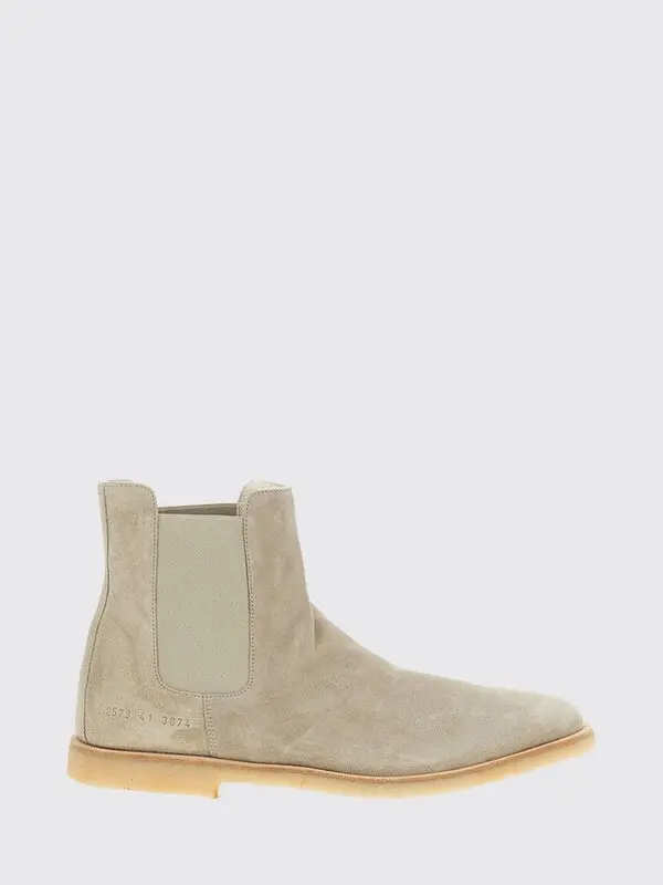 COMMON PROJECTS Suede Chelsea Ankle Boots - Grey
