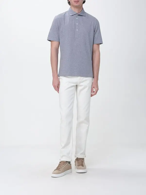 Brunello Cucinelli Polo Shirt - Grey
