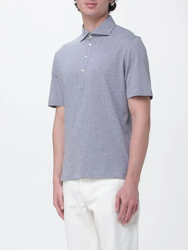 Brunello Cucinelli Polo Shirt - Grey