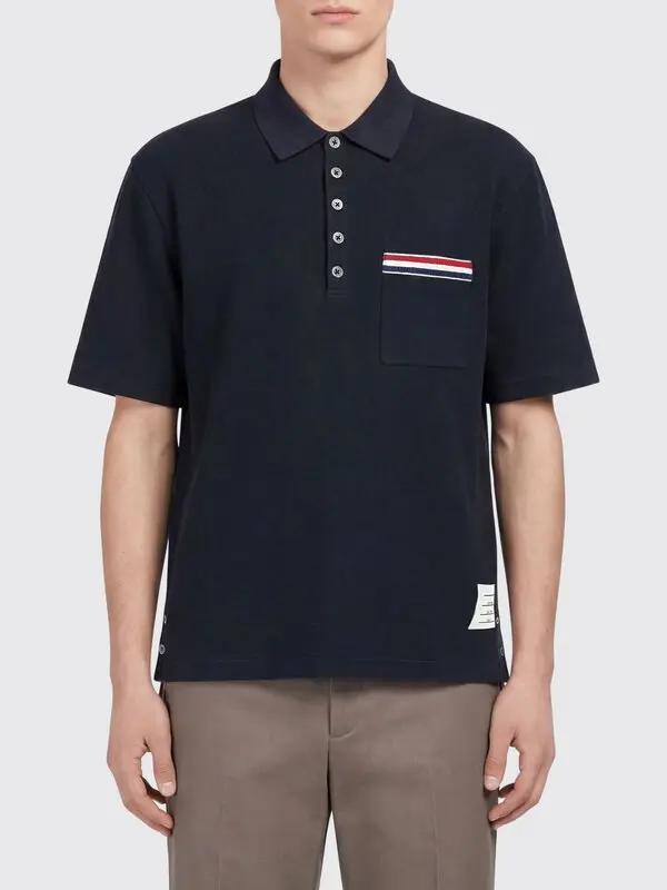 Thom Browne Polo Shirt - Navy