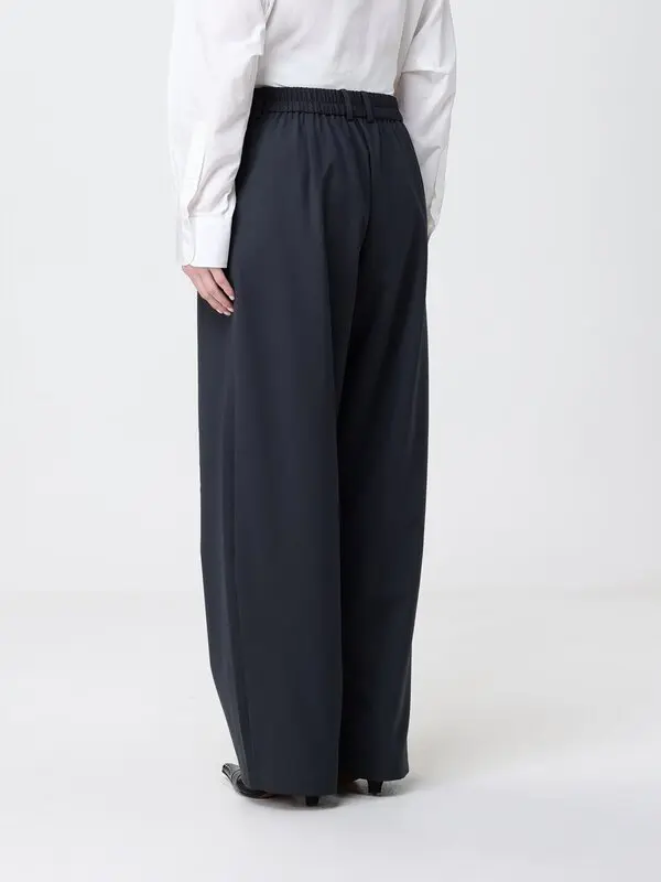 CORDERA Twill Wide-leg Tailored Trousers