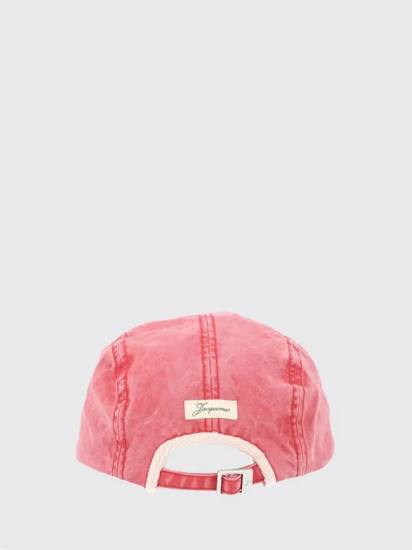 Jacquemus Embroidered Cotton Baseball Cap - Red