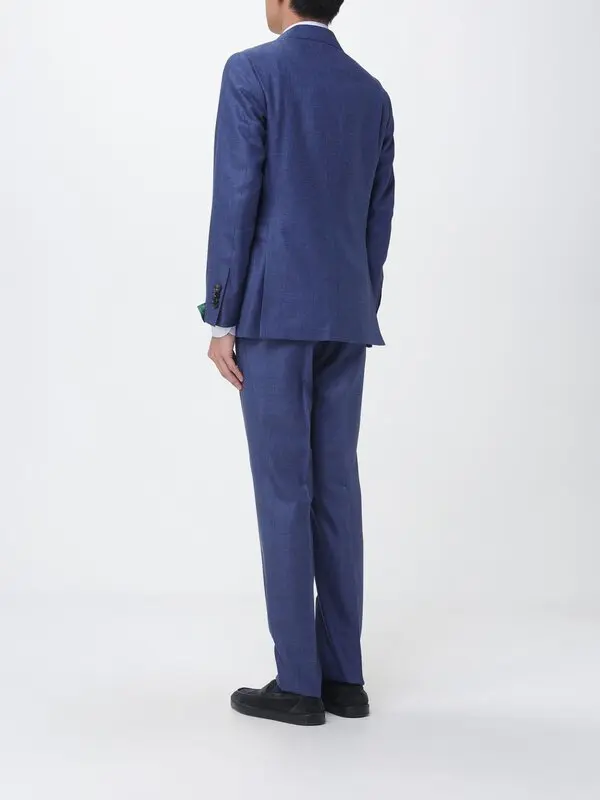 LUIGI BORRELLI Virgin Wool Blend Dress - Blue