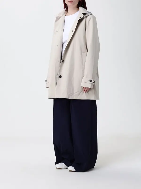 SAVE THE DUCK April Recycled Polyester Trench Coat - Beige