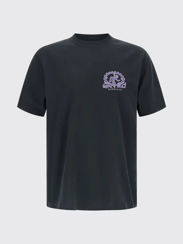 Gramicci Cotton T-shirt With Logo - Black