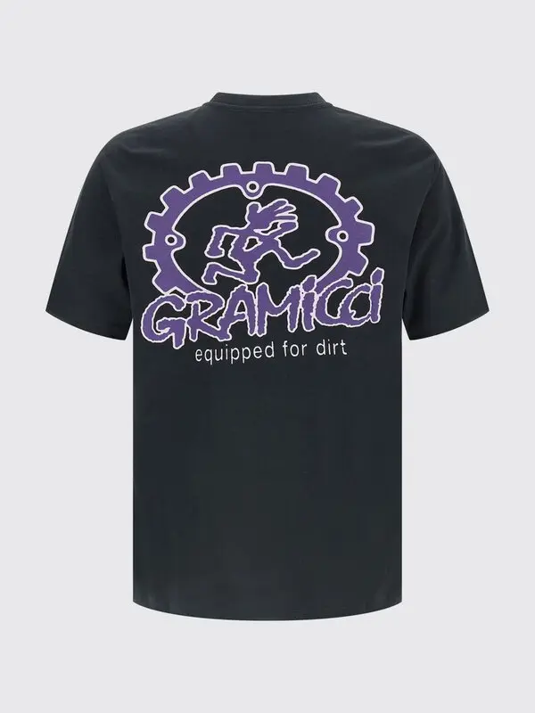 Gramicci Cotton T-shirt With Logo - Black