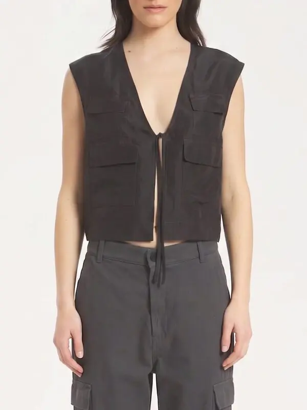 Barena Venezia Silk Waistcoat - Brown