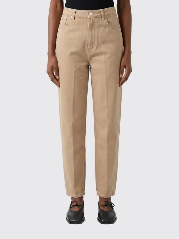 DONDUP Straight Cotton Denim Jeans - Brown